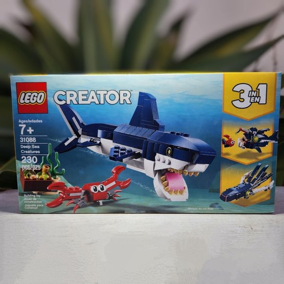 Lego | Toys | New Lego 3in Deep Sea Creatures Shark Crab Angler Fish ...